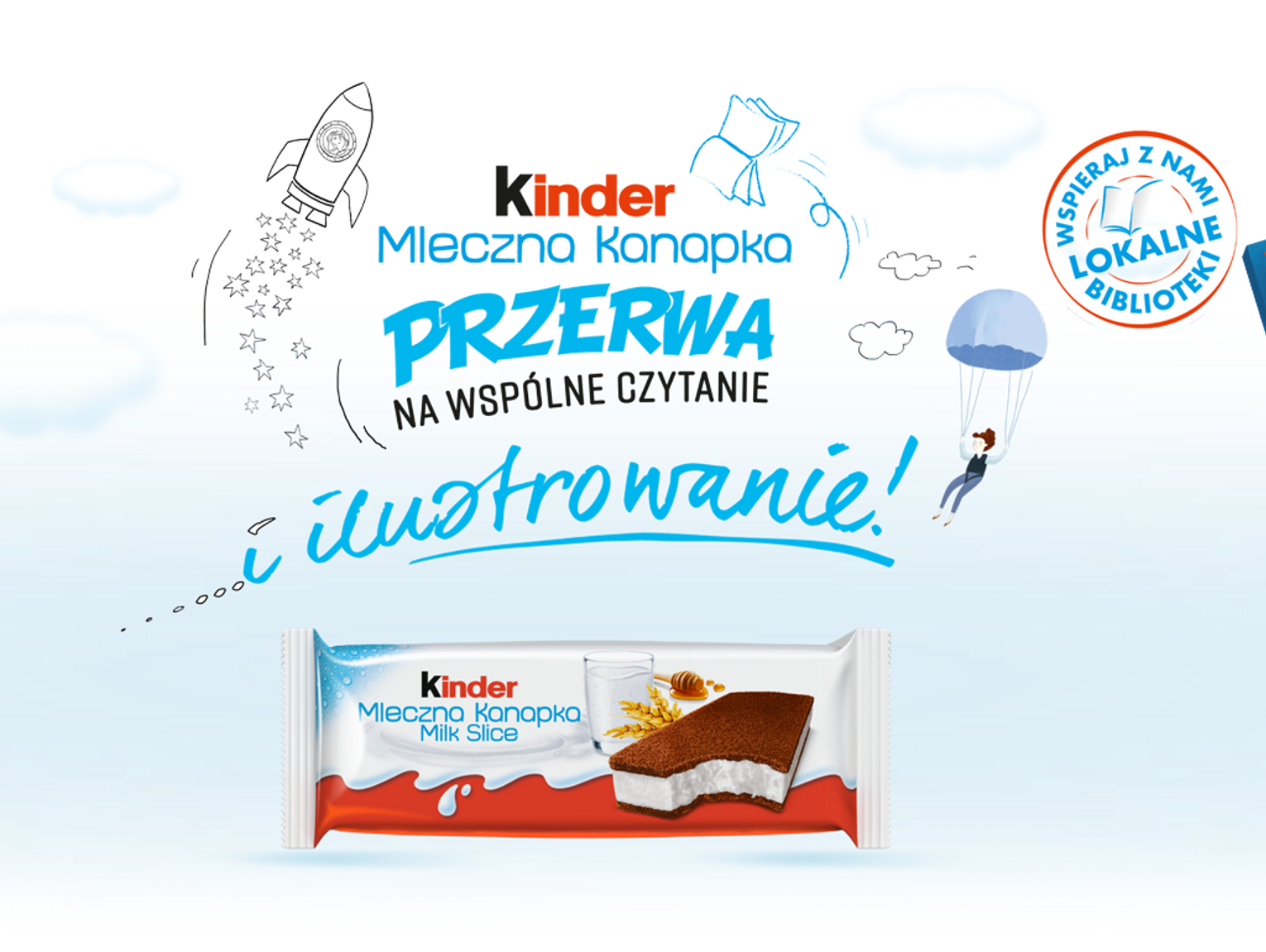 📚 Kinder Mleczna Kanapka Przerwa na Wspólne Czytanie